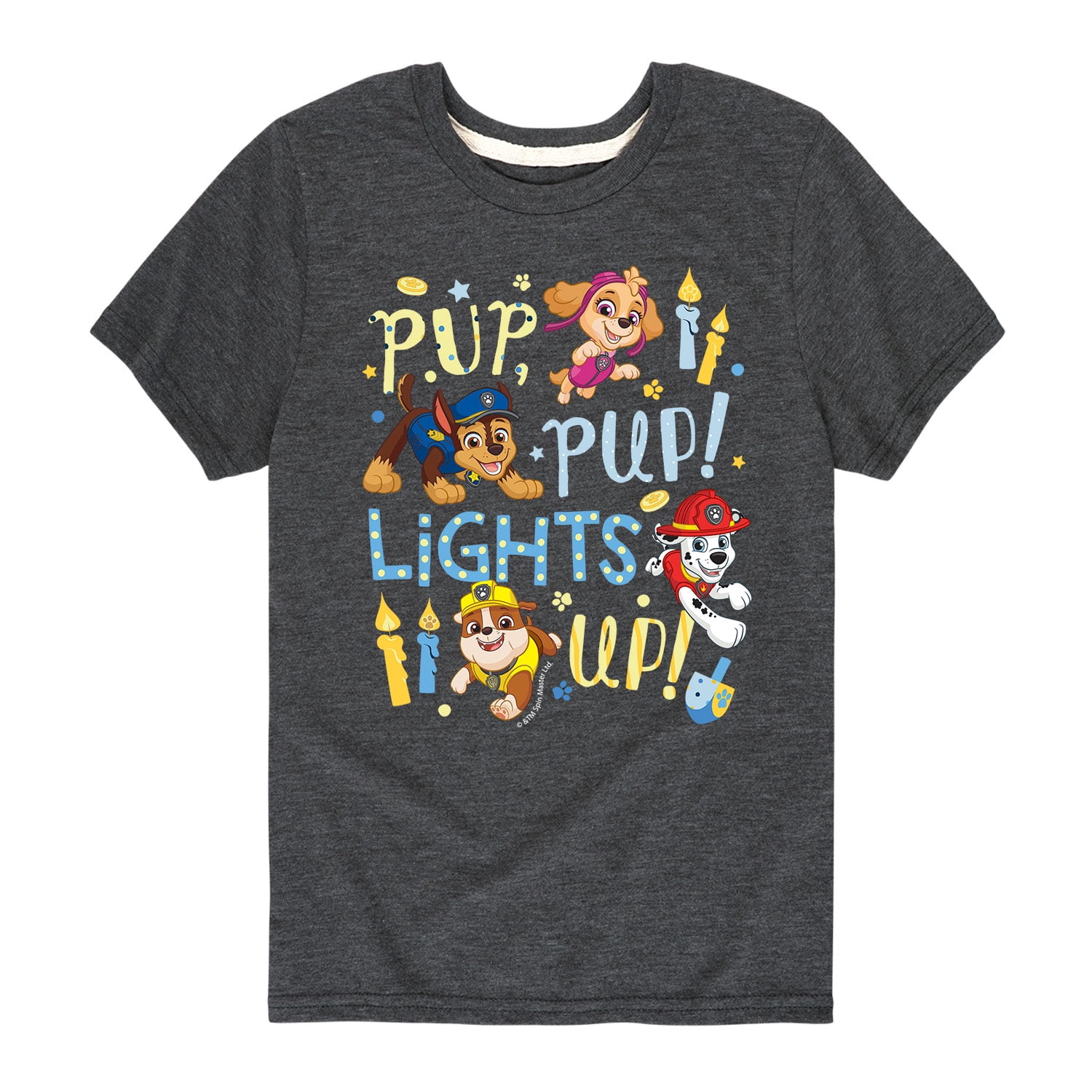 Paw Patrol - Pup Pup Lights Up - Toddler And Youth Short Sleeve Graphic ...