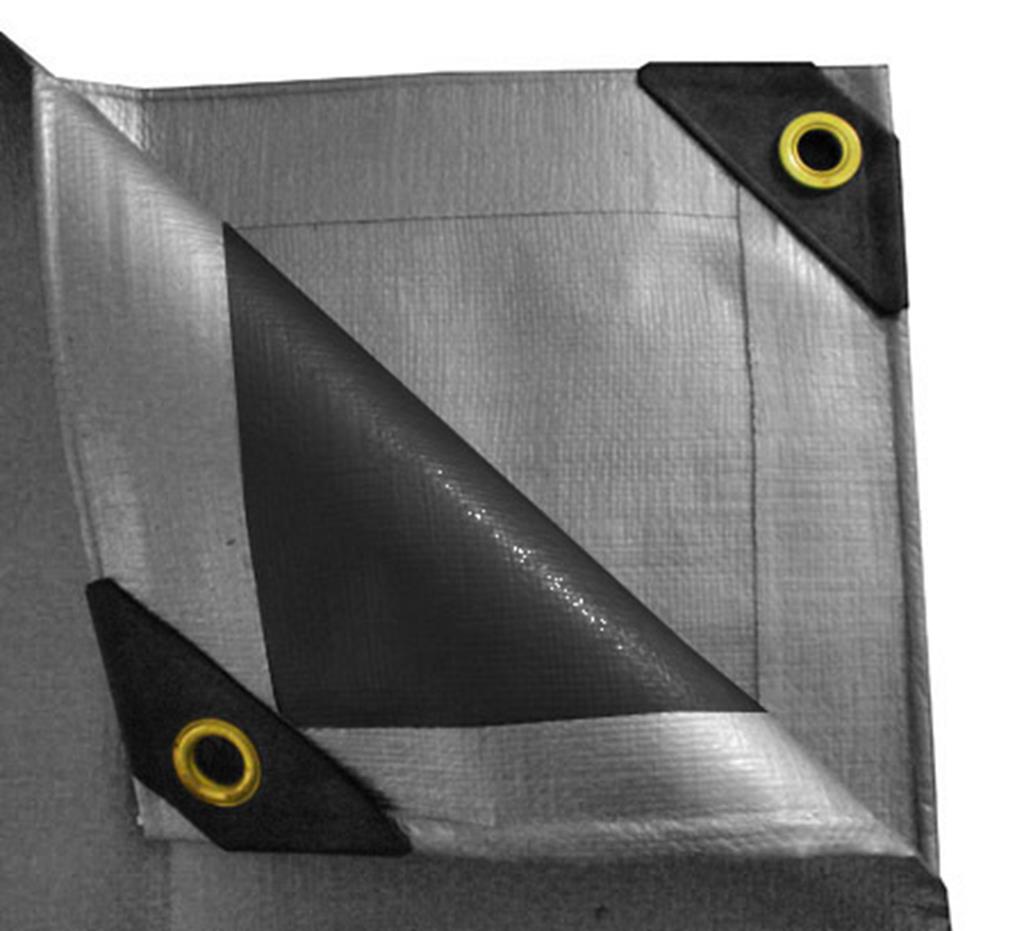 "UST Inc. 10 x 12 Fire Retardant Heavy Duty Canopy Tarp - Silver ...