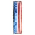 Offray Ribbon, Red White Blue 5/8 inch American Flag Grosgrain Ribbon ...