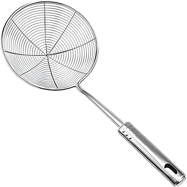 Versatile Stainless Steel Spider Strainer/Skimmer/Ladle for Cooking and ...