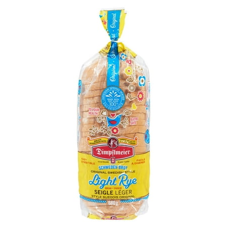Dimpflmeier Bakery Dimpflmeier Schweden Brot Light Rye Bread, 680g ...
