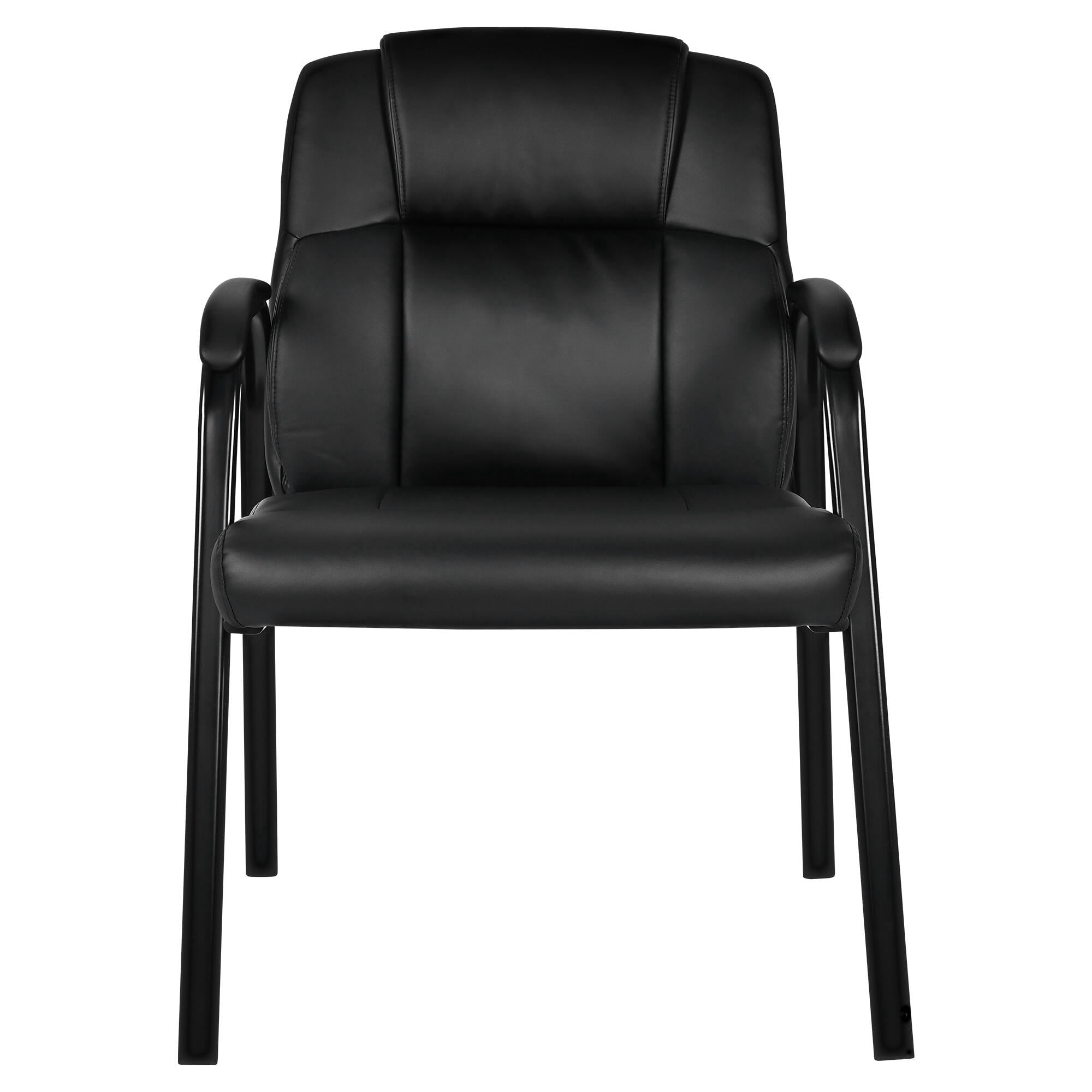 Click here for Moustache High Back Pu Leather Guest Chair With Pa... prices