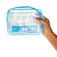 Okuna Outpost Set of 4 TSA Clear Toiletry Bags with Travel Containers ...