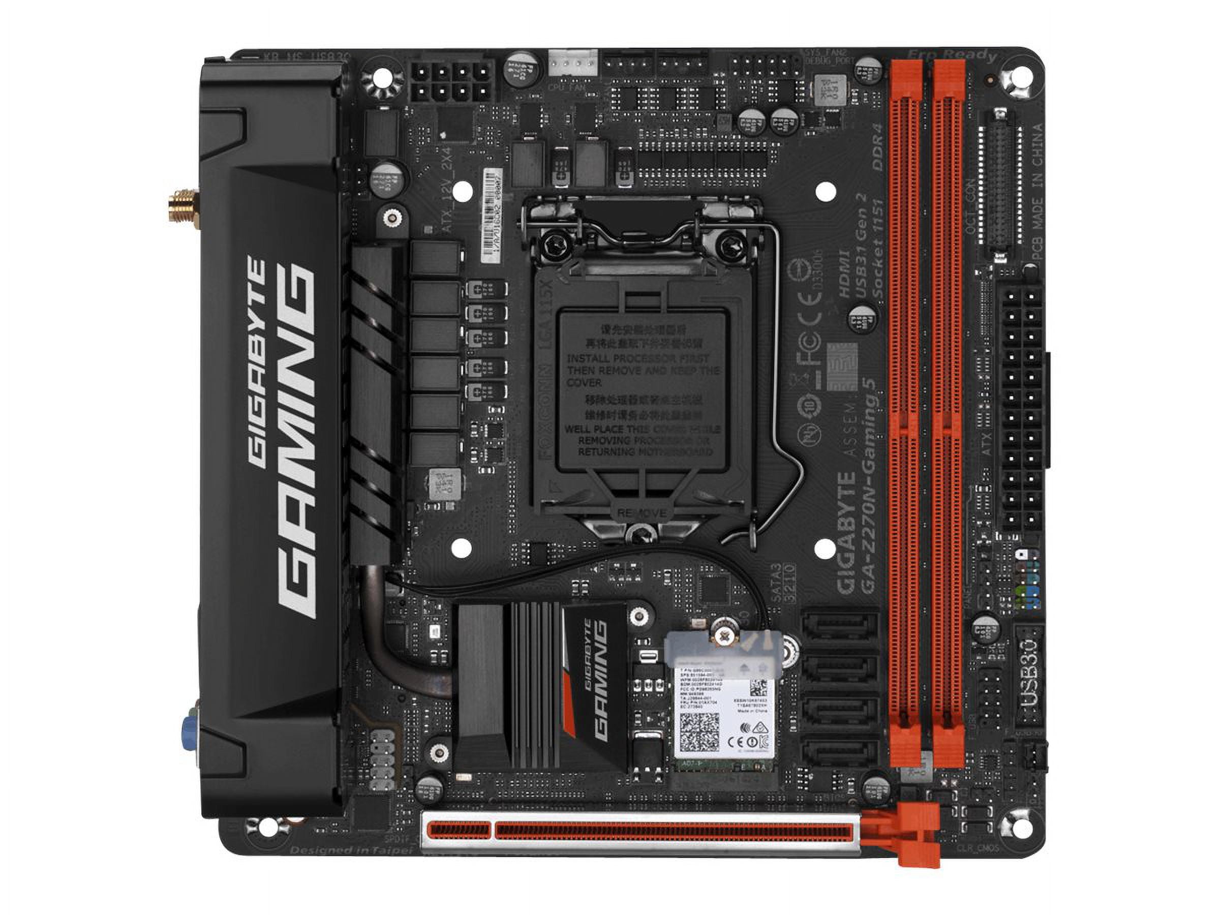 Gigabyte GA-Z270N-Gaming 5 - 1.0 - motherboard - mini ITX - LGA1151 ...