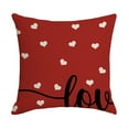 Hajmiiikey Valentine's Day Pillowcase, 17.7x17.7 Inches, Heart-shaped ...