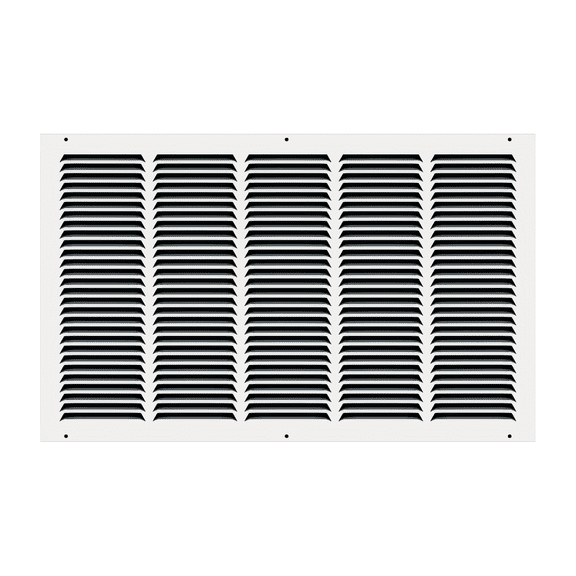 30" X 6" Steel Return Air Grille | HVAC Vent Cover Grill for Sidewall ...