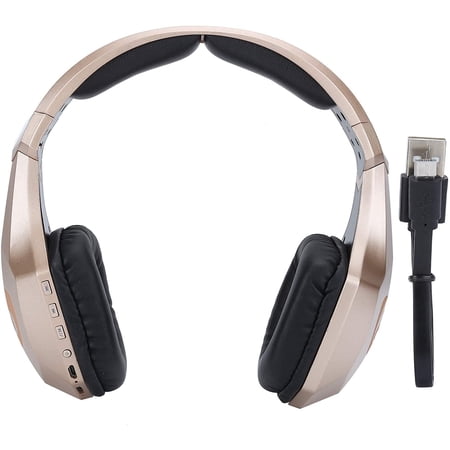 Bluetooth Headset, Wireless Stereo Headphone with LED Light, Suitable ...