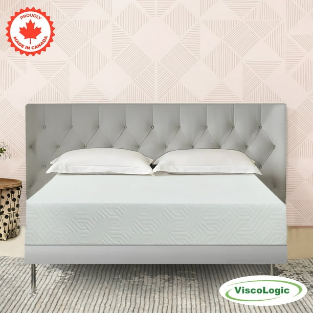 ViscoLogic Matelas en Mousse à Mémoire de Forme 8 Pouces avec Support ...