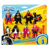 Imaginext DC Super Friends Deluxe Figure Pack with Batman, Superman ...