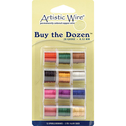 Permanently Colored Copper Wire 5 Yards 12/Pkg - Walmart.com