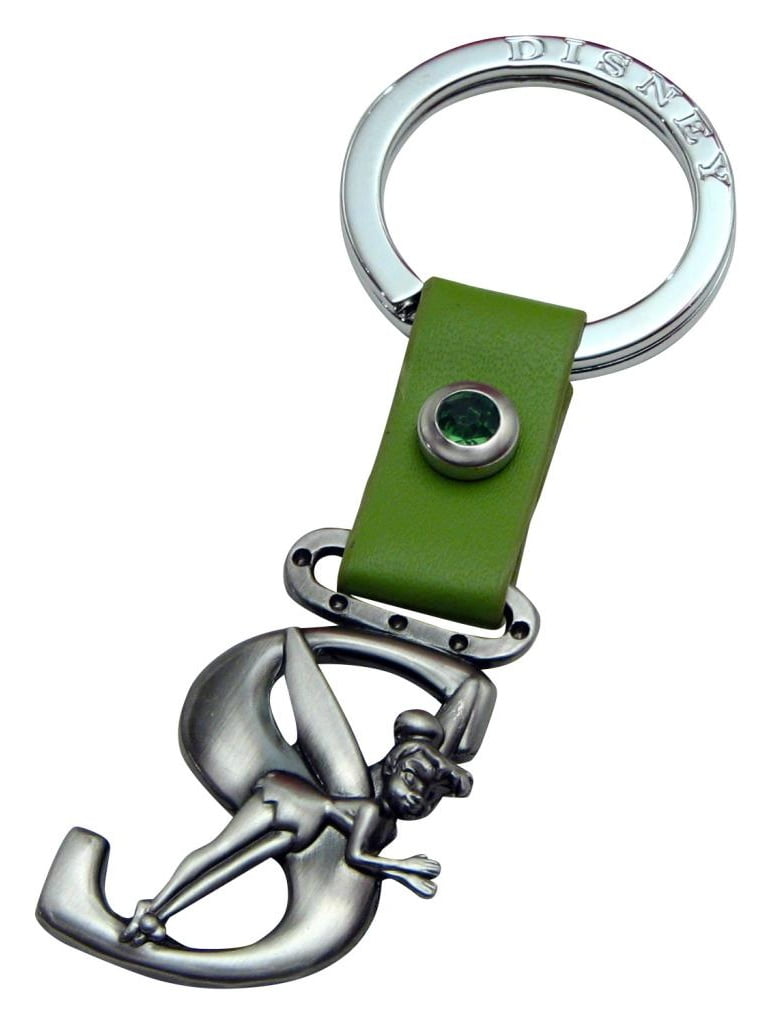 Tinker Bell Letter S Pewter Key Chain - Walmart.com