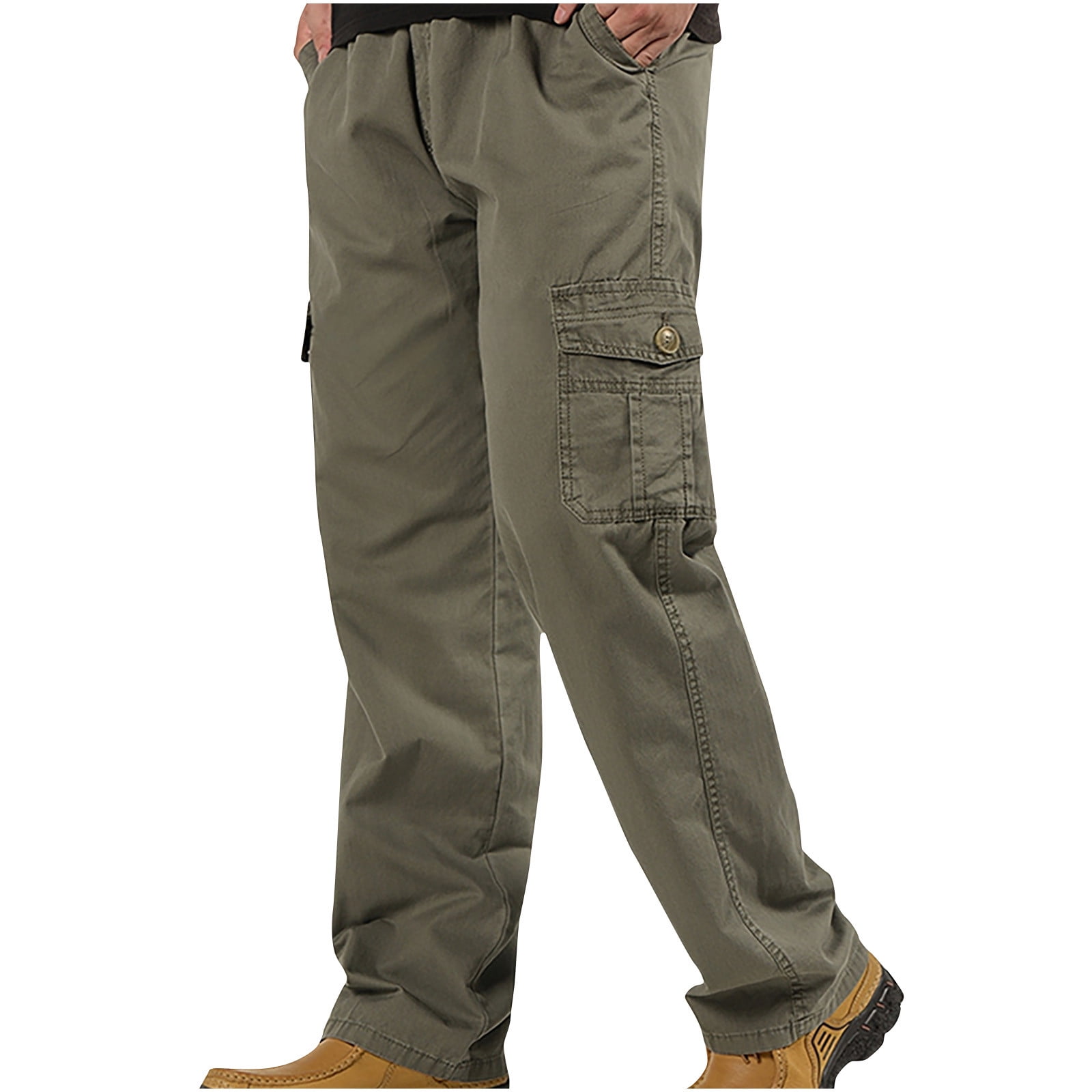 Click here for Mefallenssiah Solid Casual Pocket Outdoor Trousers... prices