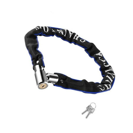 Justharion Bike Chain Lock Key Reinforced Security Padlock ...