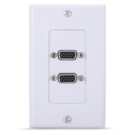 VGA Socket, VGA, US VGA Socket Wall Mount Panel Sturdy Easy Connection ...