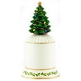 Tabletop Resin Holiday Wind Up Musical Christmas Tree and Bell ...