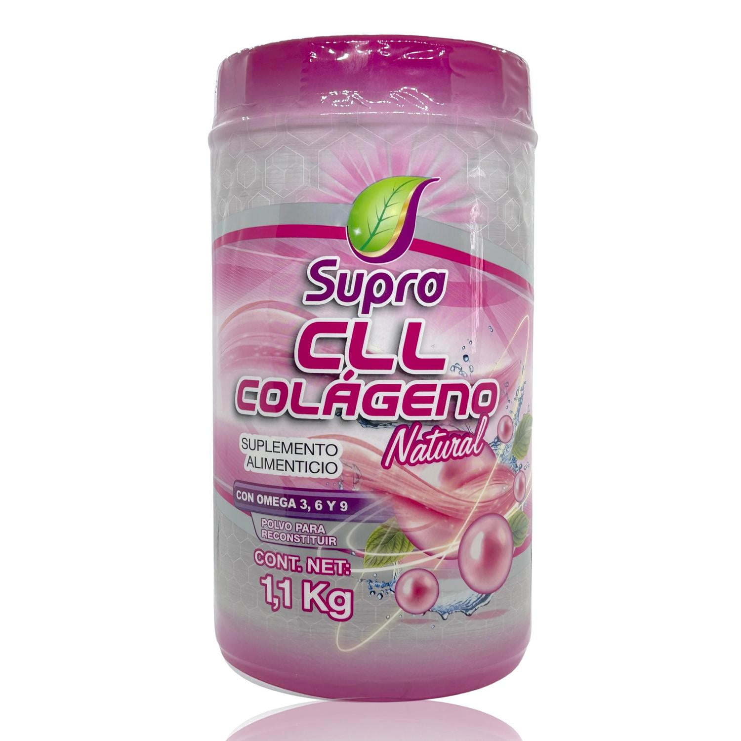 CLL Colágeno Hidrolizado Natural 1.1 kg Supra | Walmart en línea