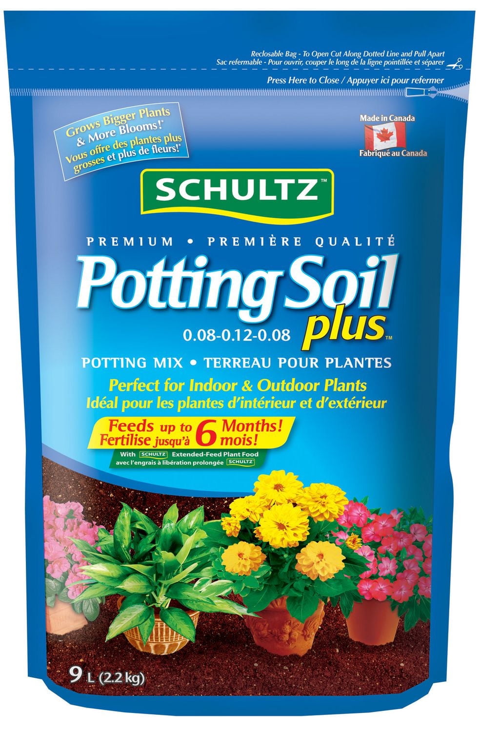 Schultz Potting Soil Plus 9L, Potting Mix - Walmart.ca