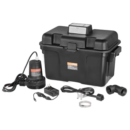 Zoeller Home Guard Max Water Powered Emergency Backup Sump Pump With ...