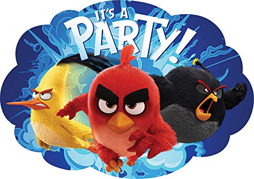 ANGRY BIRDS POSTCARD INVITES - Walmart.com
