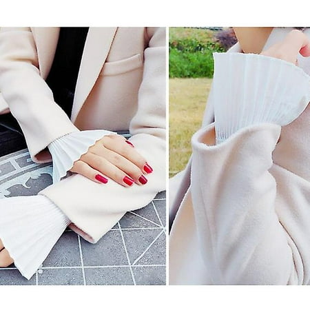 Diy Detachable Cuffs Cuff Extension Embroidery Lace Daisy Fake Sleeves ...