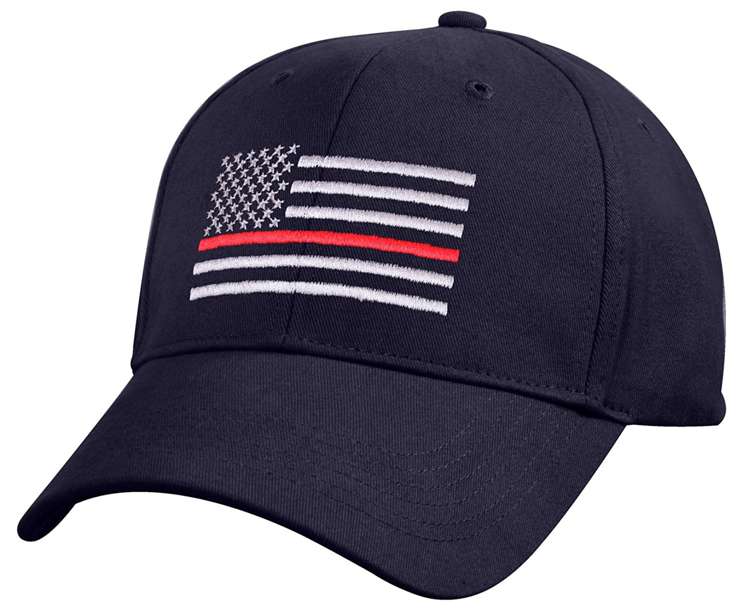 Rothco Thin Red Line Flag Low Profile Cap - Navy Blue - Walmart.com