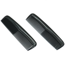 Dimrom Travel Size 5" Unbreakable Plastic Fine Tooth Beard & Mustache ...