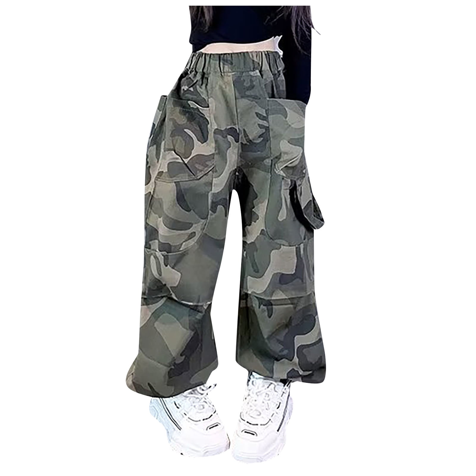Click here for Ketyyh-Chn99 Girls Cargo Pants Wide Leg Cargo Swea... prices