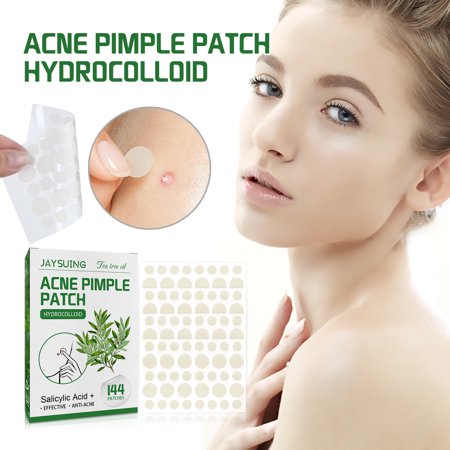 Anti-Acne Patches, 144 Sheets Invisible Hydrocolloid Absorbing Acne ...