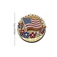 WarmFuPalace US 250th Anniversary Brooch Pin,3D Textured Metal Pin,1776 ...