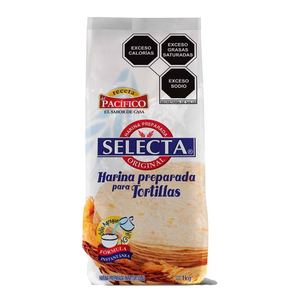 Harina preparada Selecta para tortillas 1 kg | Walmart en línea