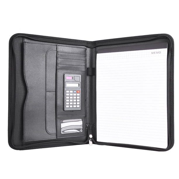 Sailing Carpeta multifuncional A4 con calculadora: ideal para reuniones ...