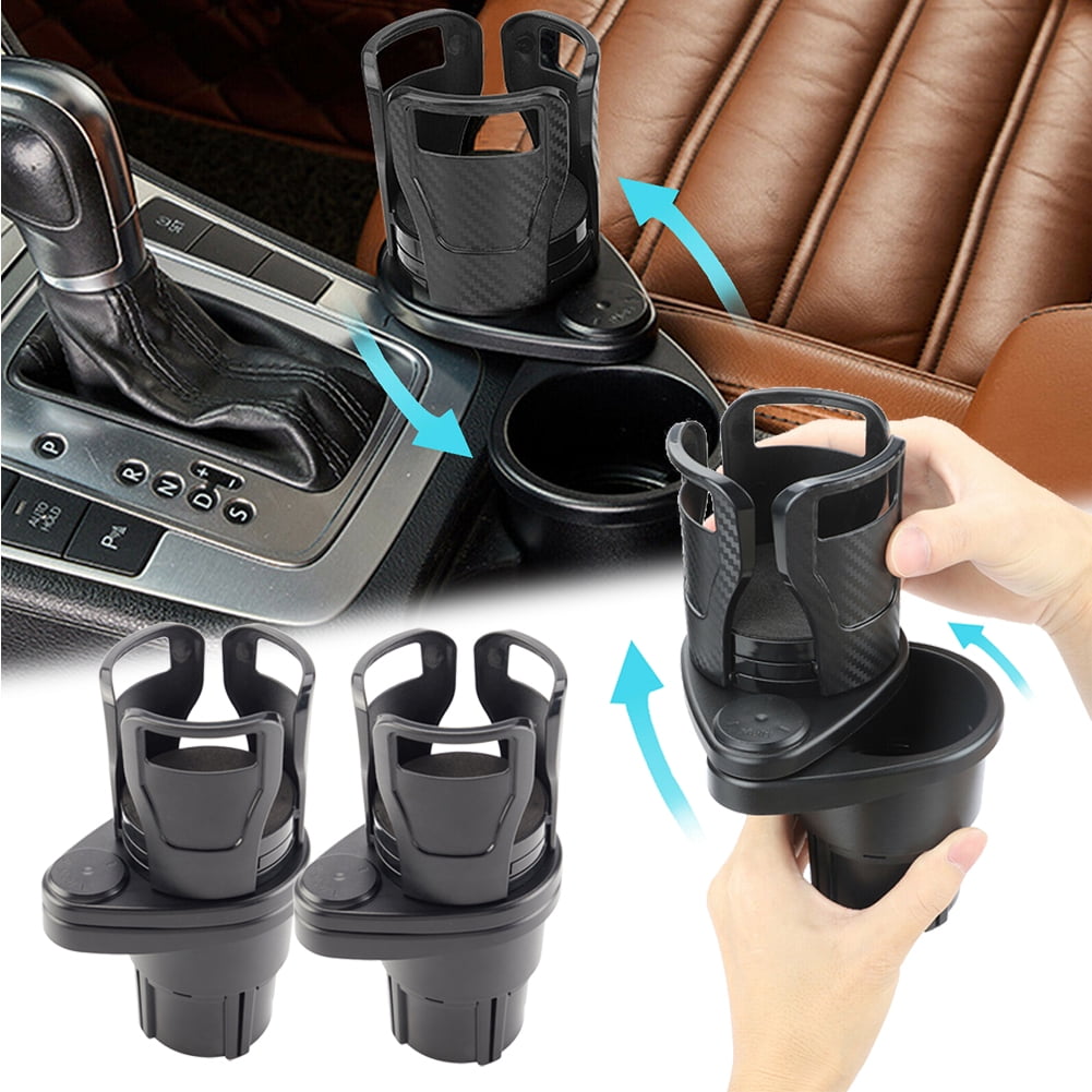 Travelwant 2 in 1 Car Cup Holder, Multifunctional Dual Cup Mount ...