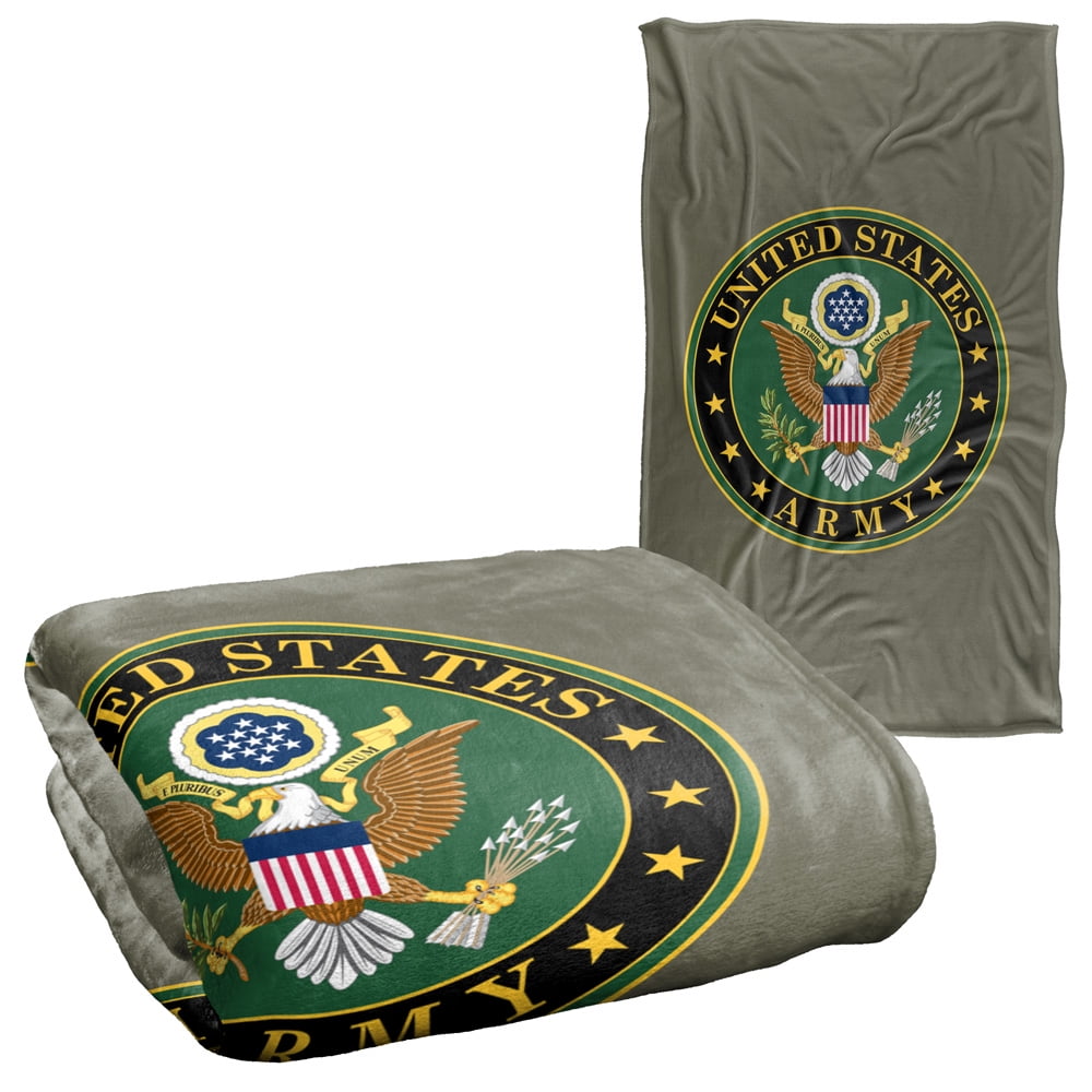 U.S. Army Blanket, 36"x58" United States Army Eagle Symbol, Silky Touch ...