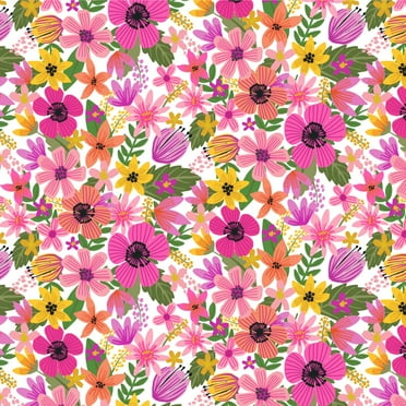 Anna Floral Pattern Premium Roll Gift Wrap Wrapping Paper - Walmart.com