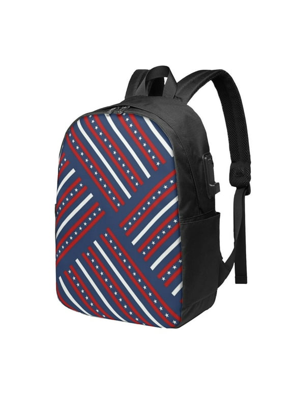 Red White And Blue Backpack