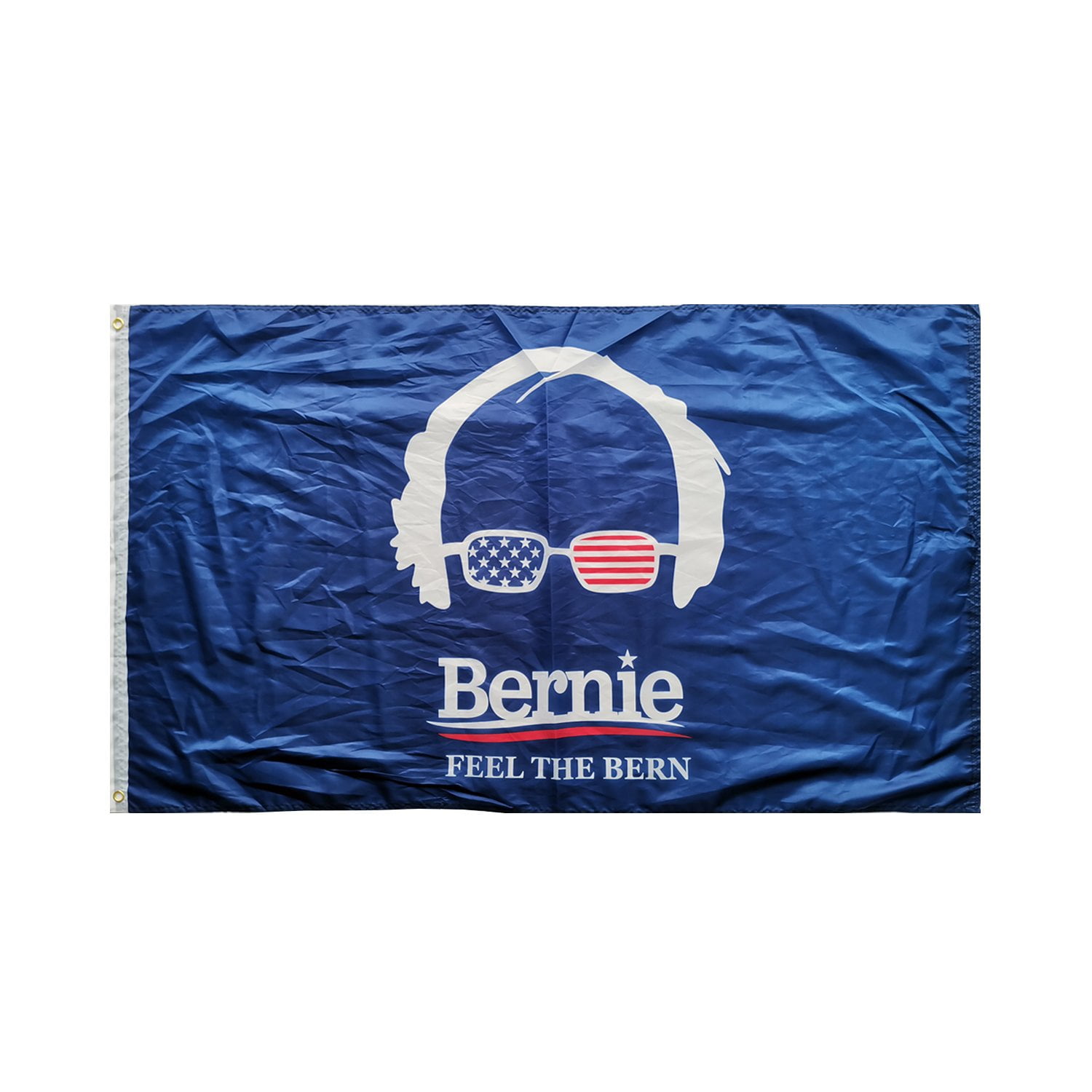 Bernie Sanders Feel The Bern Democratic Party Presidential Banner Blue ...