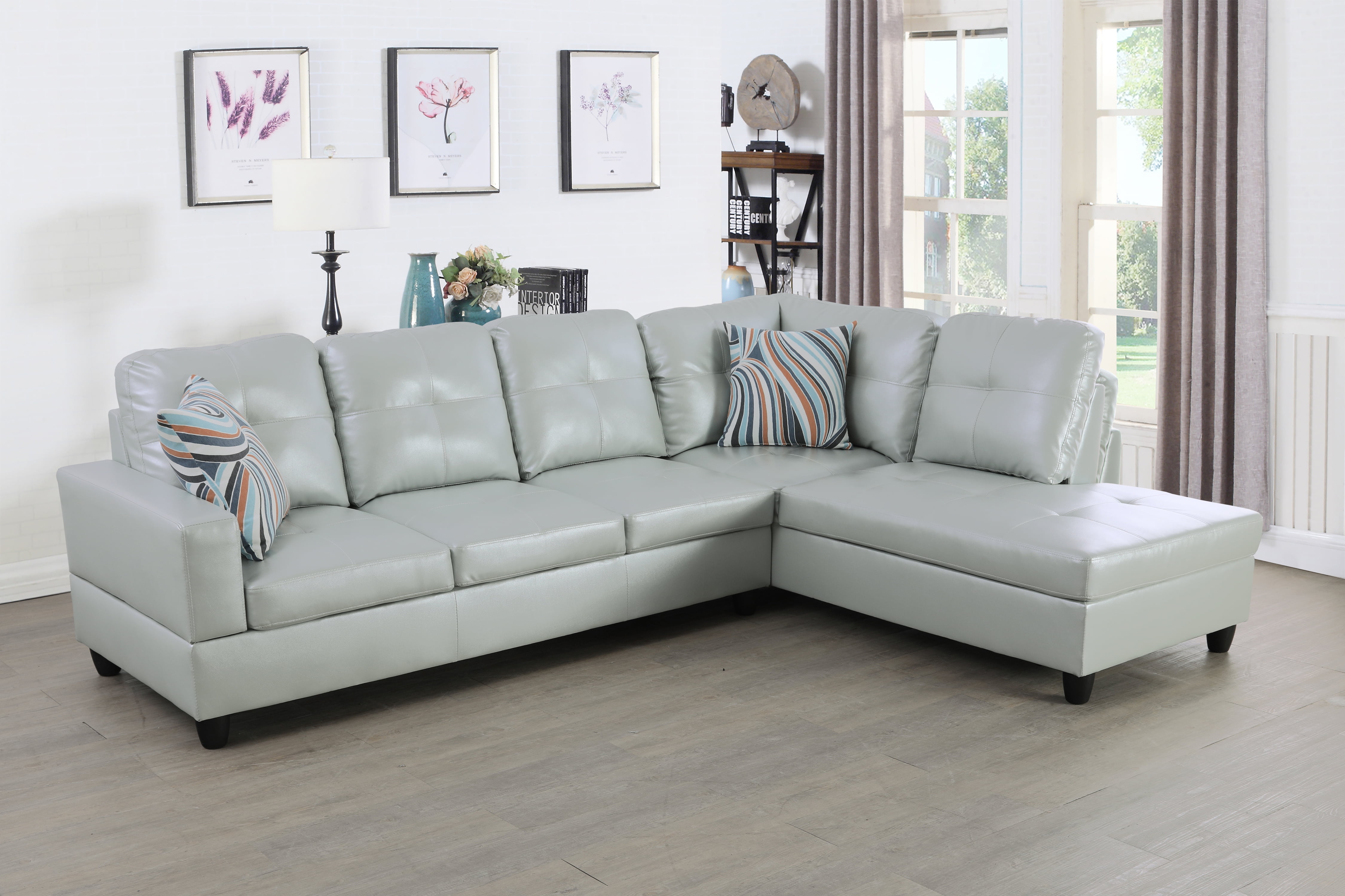 Zayn Right Hand Sectional Sofa Set - Walmart.com