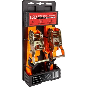 Tie Boss Tie Down System - 10' x 3/8" Rope - Blue, Green, and Orange ...