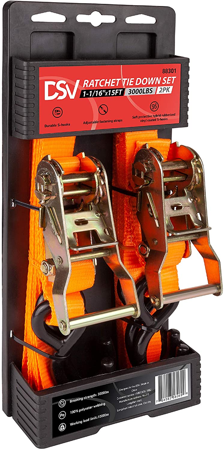 Keeper Cargo Strap Blue 10 ft. L 200 lb. - Walmart.com