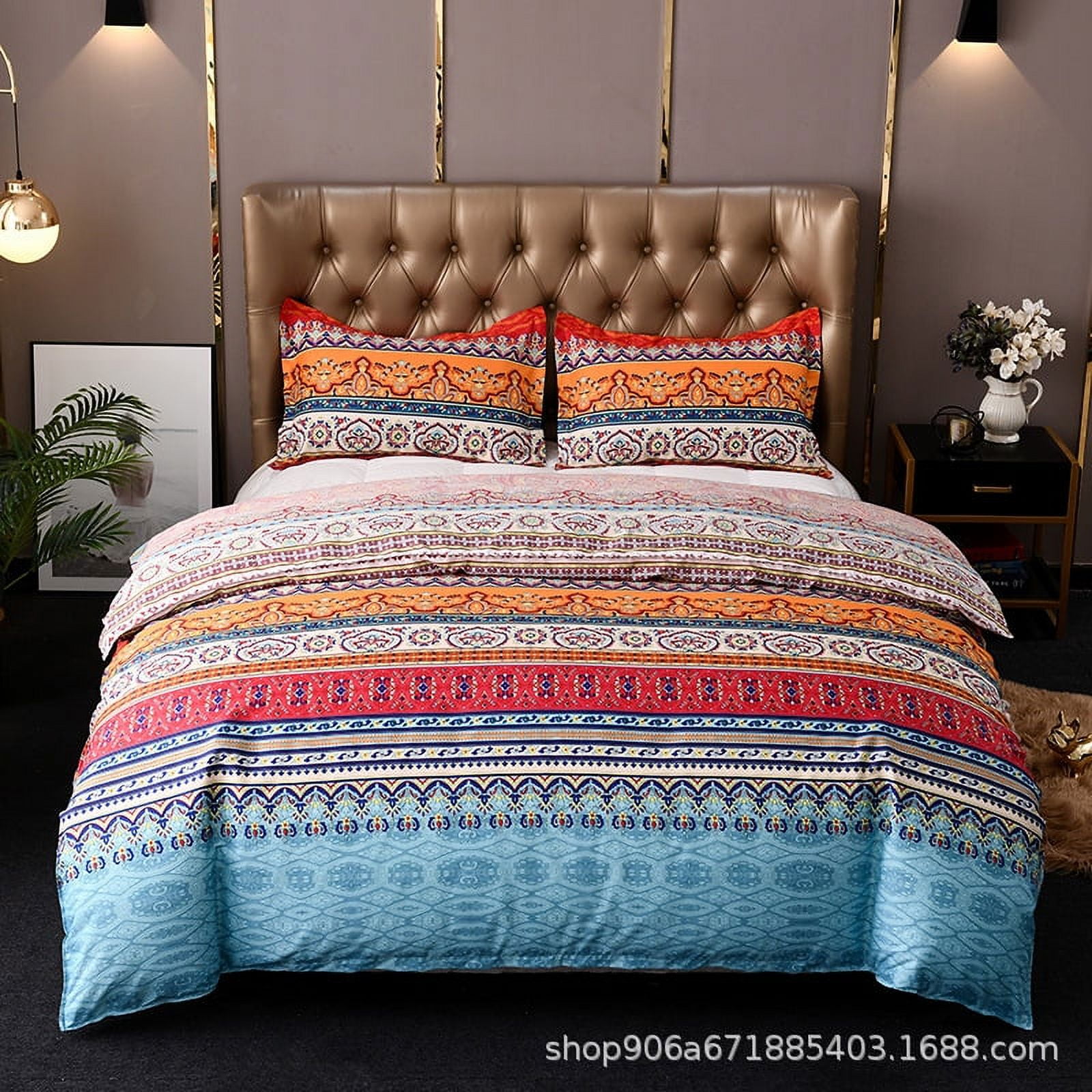 Click here for Jinsinto Bohemian Quilted Bedspread Double 3 Piece... prices