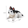 Car Interior Ornaments Cute Shaking Plush Dog Dalmatian/Husky/St ...