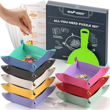 Tektalk Puzzle Sorting Trays Stackable Jigsaw Puzzle Sorters Puzzle ...