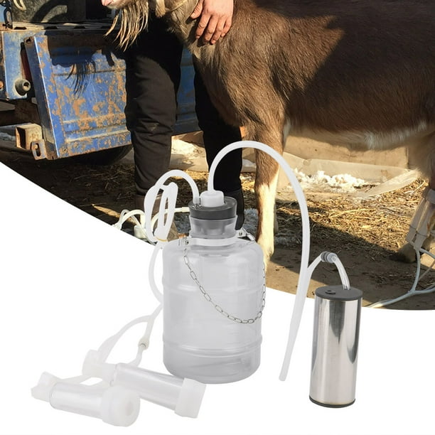 Milking Machine, With Vacuum-Pulse Pump Goat Milking Machine Milking ...