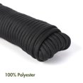 Ozark Trail 50 Foot 1100lbs Paracord Rope, 100% Polyester, Black, Model ...