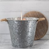 Patio Essentials Large 155-ounce Outdoor Farmhouse Bucket Citronella ...