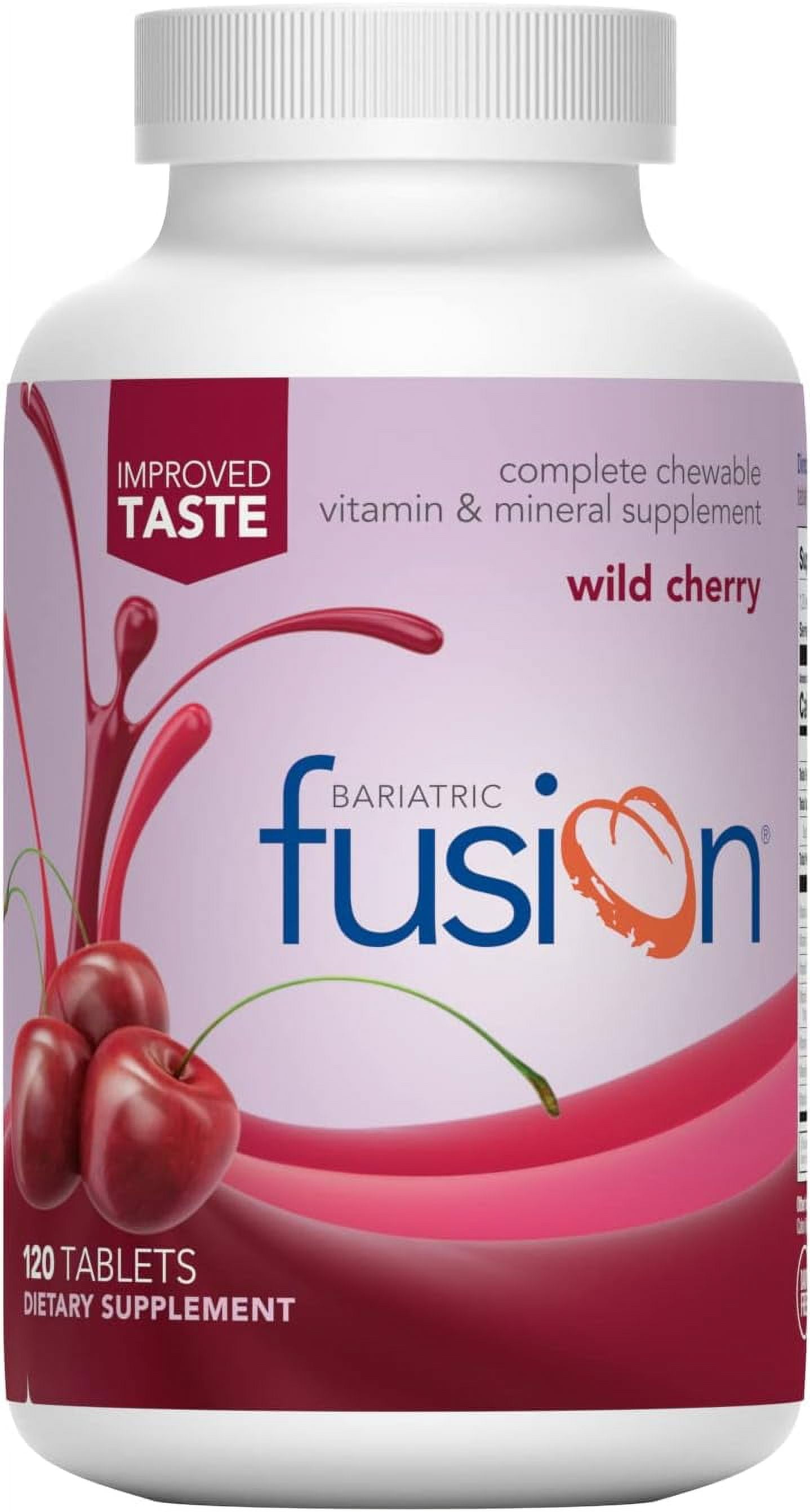 Bariatric Fusion Complete Vitamin & Mineral Wild Cherry | 120 Servings ...