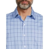 George Men's & Big Men's Classic Fit Dress Shirt with Long Sleeves ...