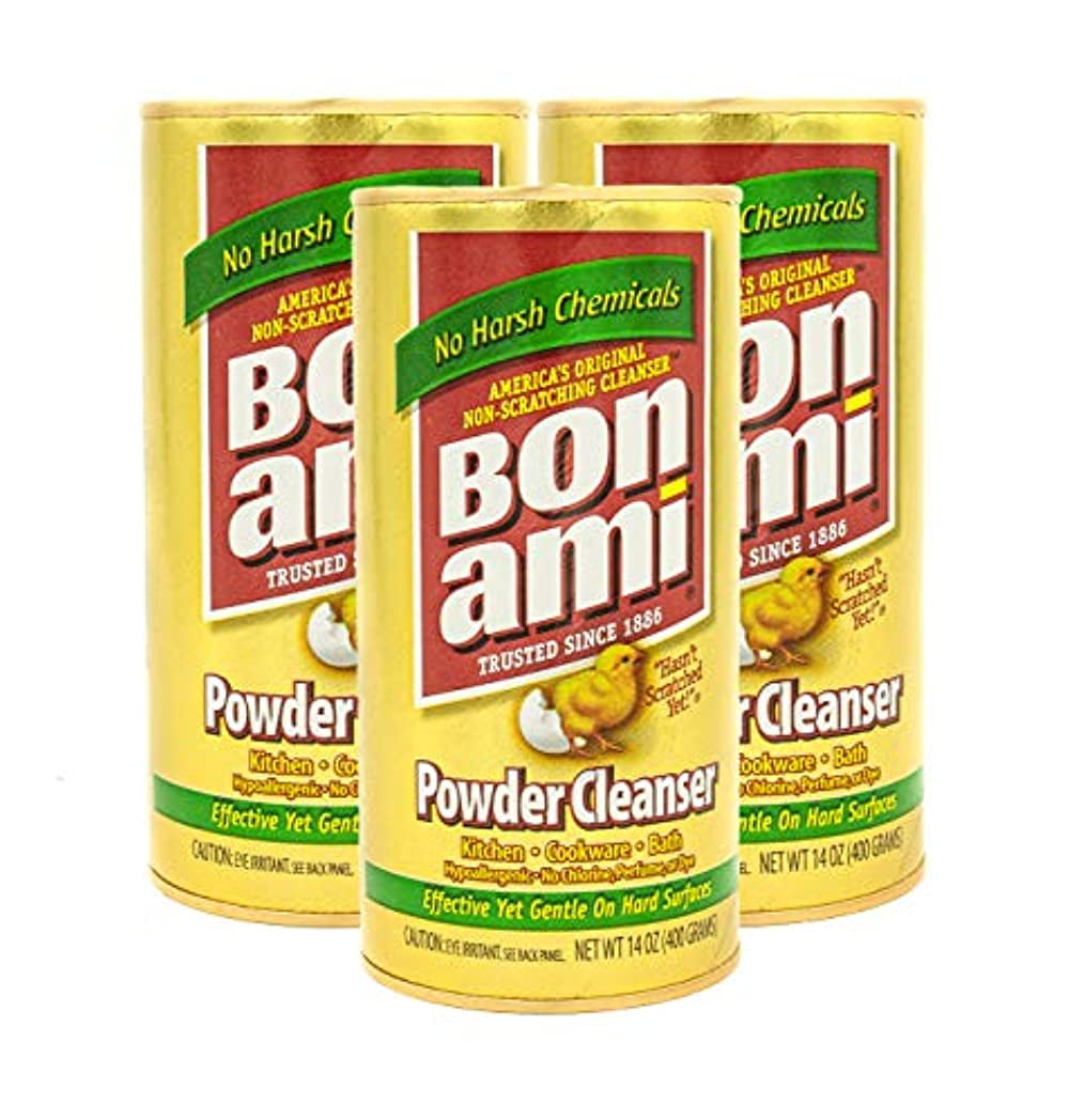bon ami powder cleanser - 14 oz (pack of 3) - Walmart.com