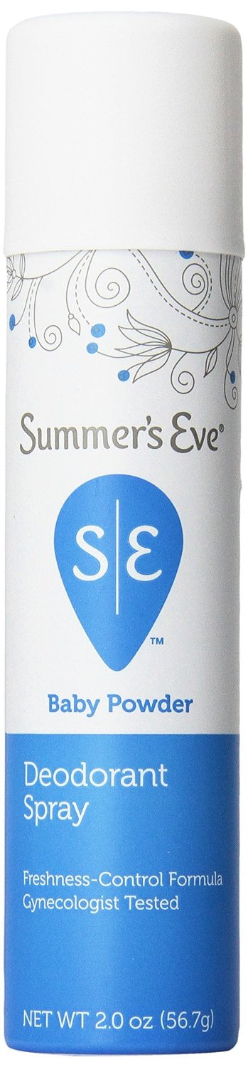 Summer's Eve [Baby Powder Freshening Spray] 5 in 1 2 Oz - Walmart.com