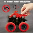 Friction Power Car, Inertial Drive Toy Vehicle, 4wd Push and Go Action ...